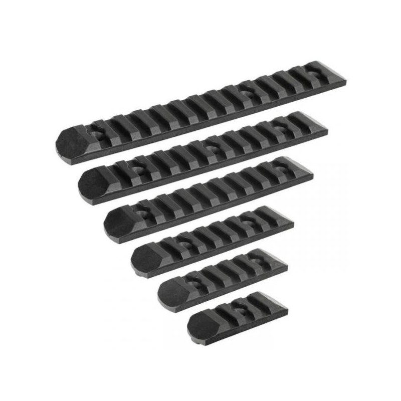 Ensemble de 6 rails M-lok avec jeu de 12 vis et écrous