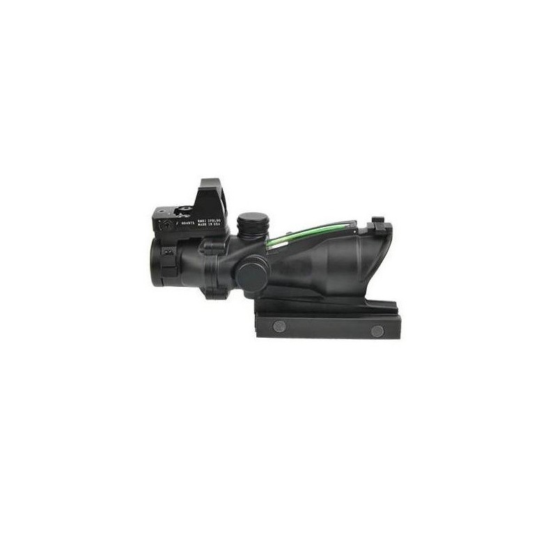 Viseur point rouge Red Dot ACOG 4x32 avec Fibre optique vert + RMR