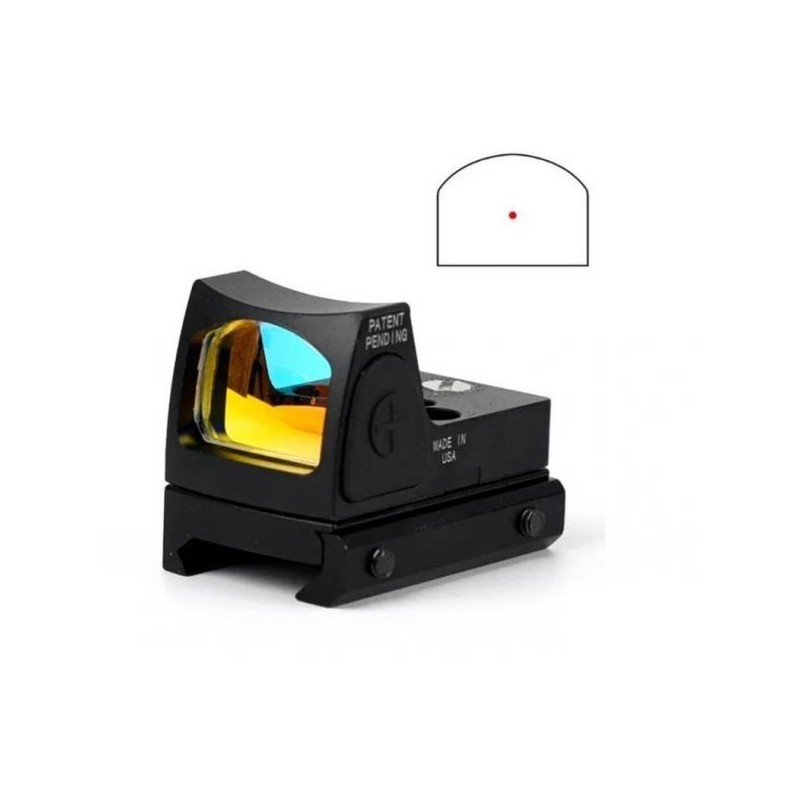 Viseur point rouge Red Dot ACOG 4x32 avec Fibre optique vert + RMR