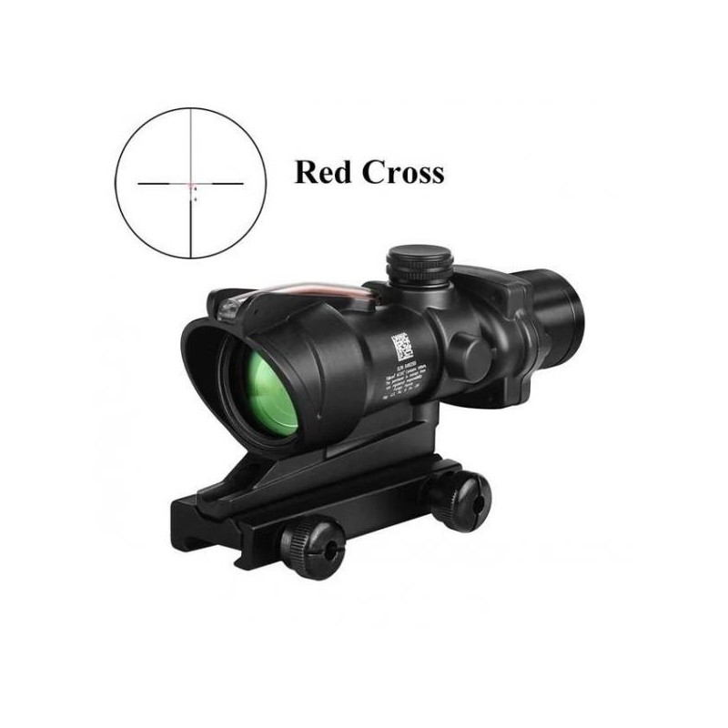 Viseur point rouge Red Dot ACOG 4x32 avec Fibre optique rouge