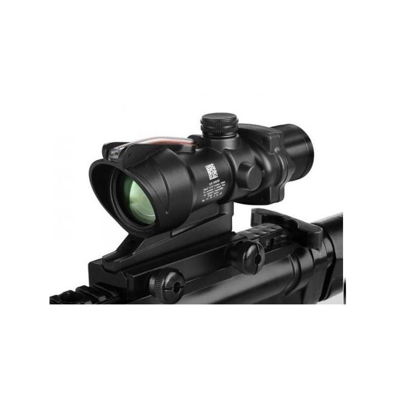 Viseur point rouge Red Dot ACOG 4x32 avec réticule chevron en Fibre ...