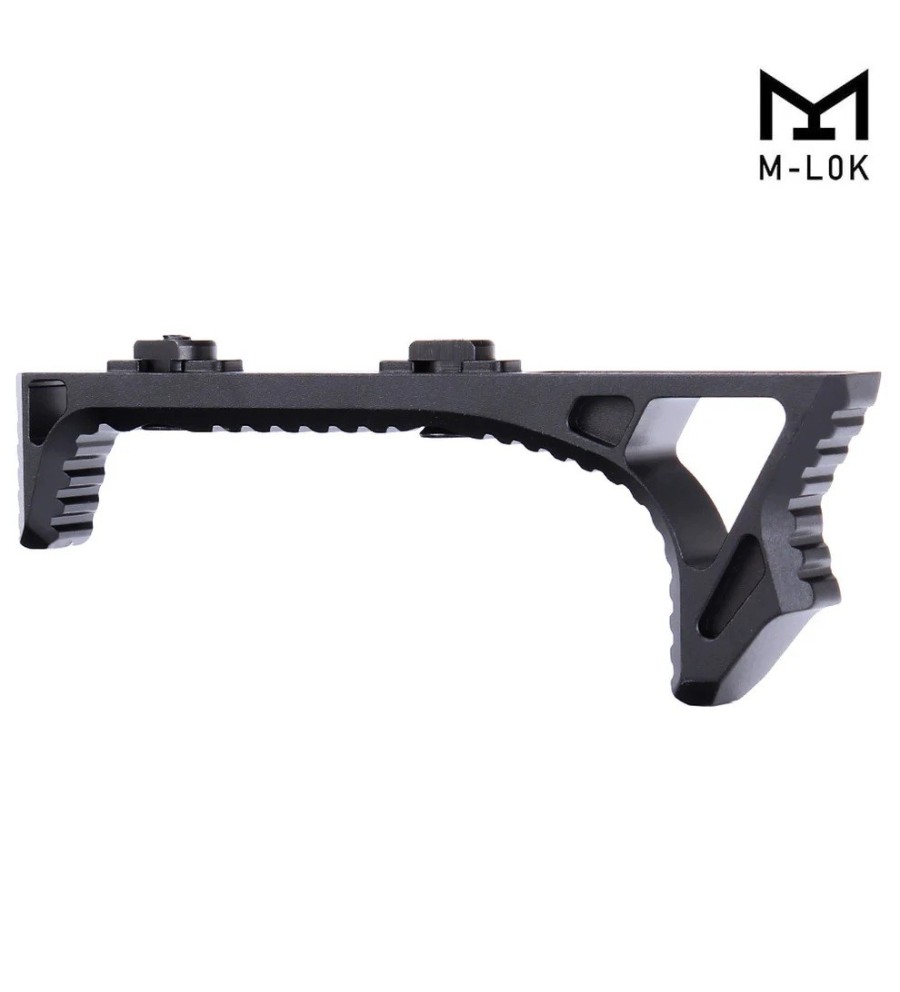 Handstop tactique incurvé en metal pour attache M-lok