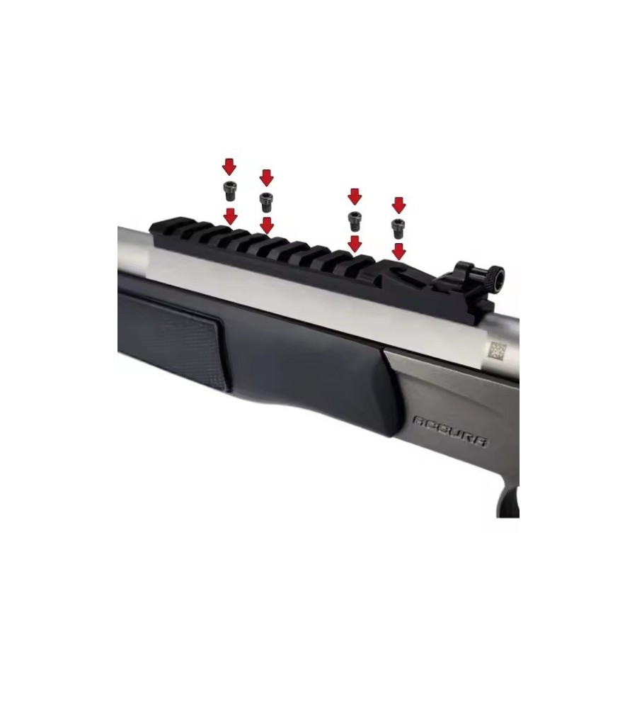 "Embase rail picatinny pour Carabine CVA Optima, Kodiak, Wolf et Accura