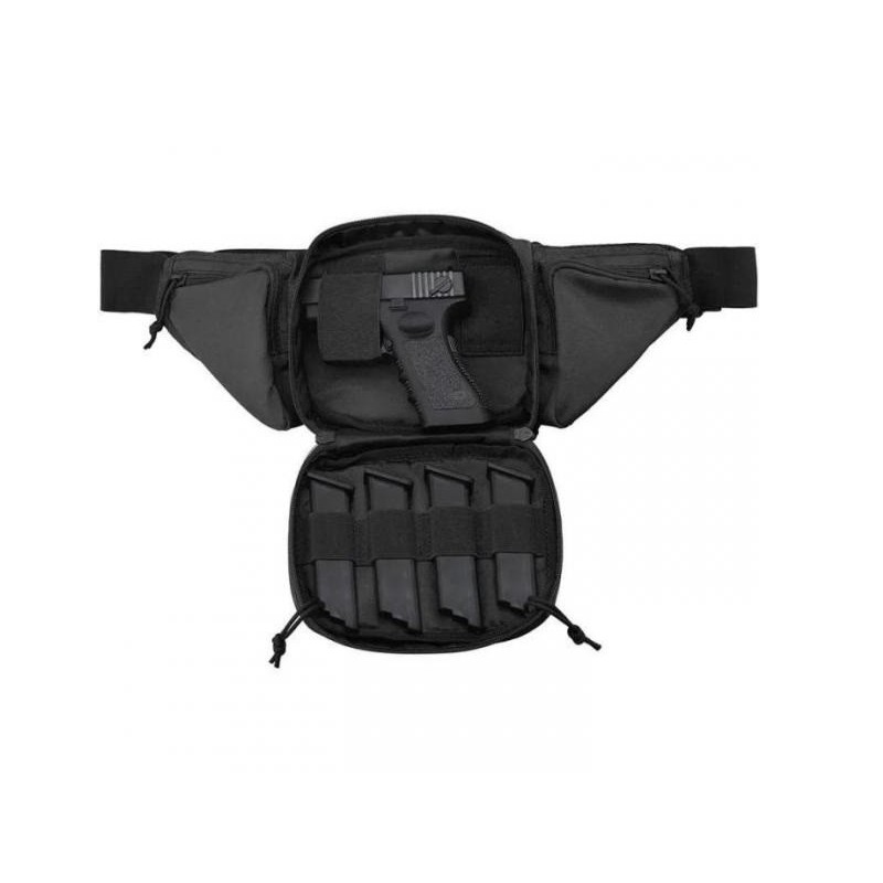 Sacoche holster type banane pour arme de poing